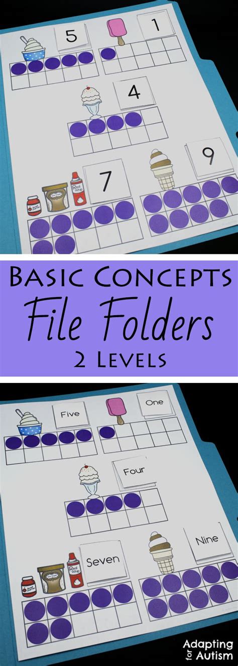 17 Best Images About Autism File Folder Activities Resources On Pinterest File Folder