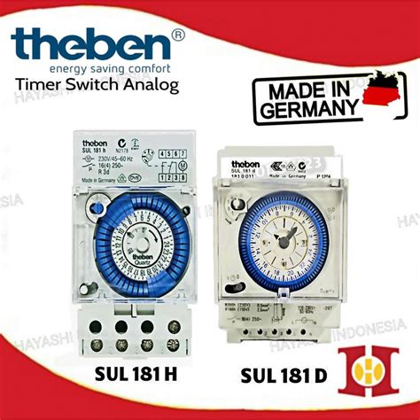 Jual Timer Analog Switch Panel Penghemat Listrik Theben Sul 181 H Sul