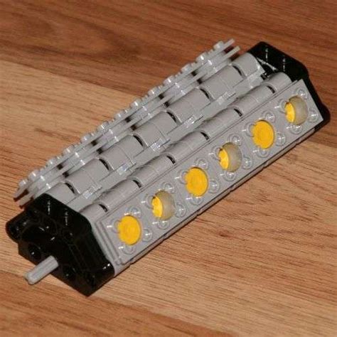 Lego Technic V12 Engine Piston Round Cylinder Head Crankshaft Block Car New Ebay