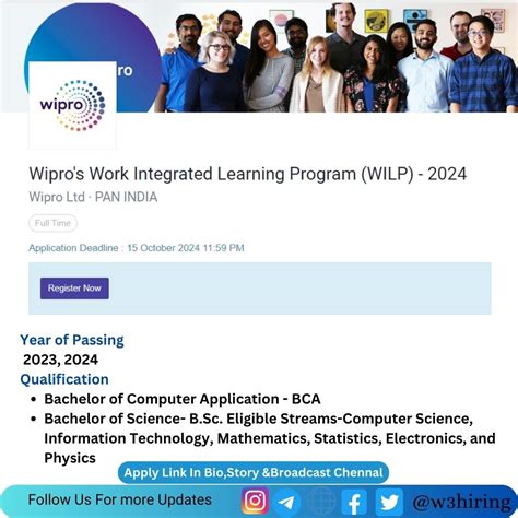 Wipro Mass Hiring For Work Integrated Learning Program BCA BSC W Hiring
