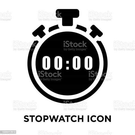 초시계 아이콘 벡터 흰색 배경에 고립 스톱 워치의 로고 개념에 투명 한 배경 검은 가득 기호 서명 0명에 대한 스톡 벡터 아트 및 기타 이미지 Istock
