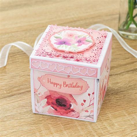 Exploding Invitation Box Cutting Die Explosion Boxexploding T Box