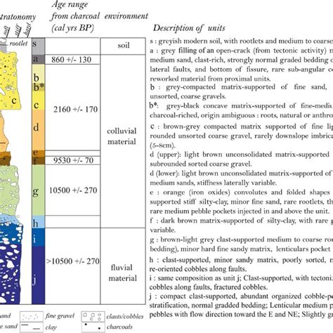 Synthetic Sedimentary Log Type Of Depositional Environment And