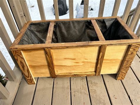 3 Section Planter Box Etsy