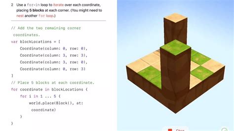 Stacking Blocks Swift Playgrounds Youtube