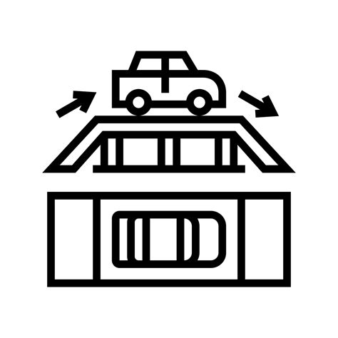 Overpass Passage Line Icon Vector Illustration 10314655 Vector Art At Vecteezy