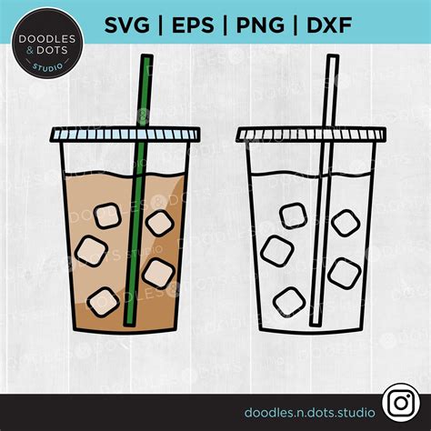 Iced Coffee Clip Art