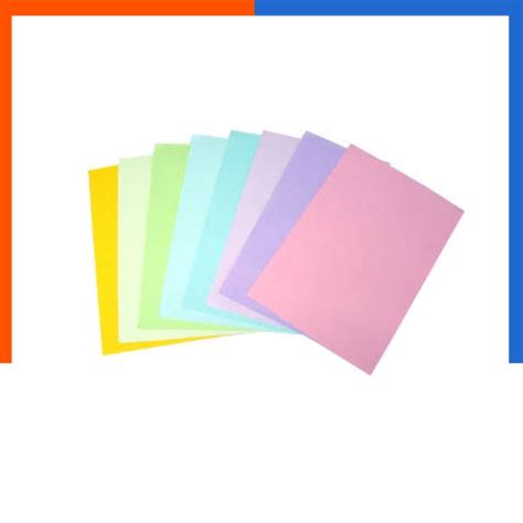 กระดาษการ์ดสี A4 120 แกรม 180 แผ่น ไทฟู คละ 4 สี ในห่อ กระดาษหน้าปกสี
