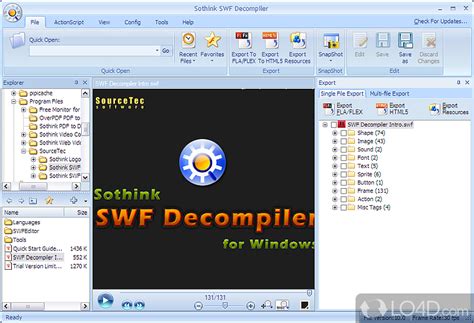 sothink swf decompiler screenshots