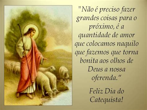 Catequese Fonte De Vida Mensagem Para O Dia Do Catequista
