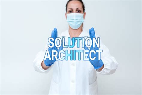 Sign Displaying Solution Architect Business Overview Design