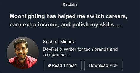 Moonlighting Has Helped Me Switch Careers Earn Extra Income And