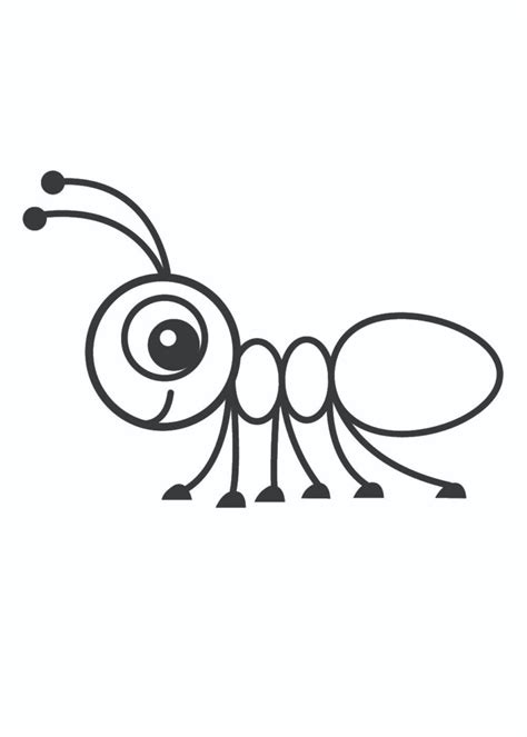 How To Draw An Ant Step By Step Easy Drawing Storiespub