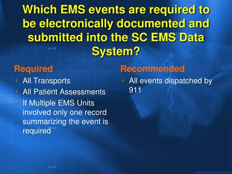Ppt Is The Sc Ems Data System Based On The Existing Dhec Form Or