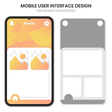 Premium Vector Wireframe Mobile User Interface Dashboard Display Design