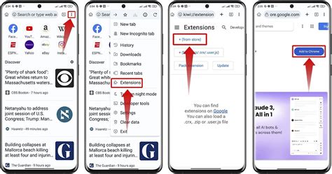 Як встановити розширення Chrome на Android