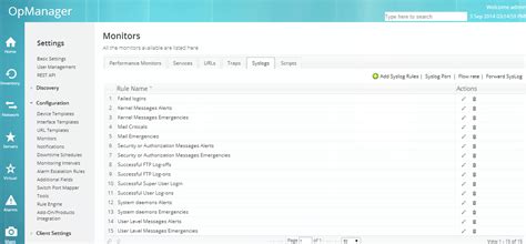 Syslog日志分析工具syslog日志服务器卓豪opmanager