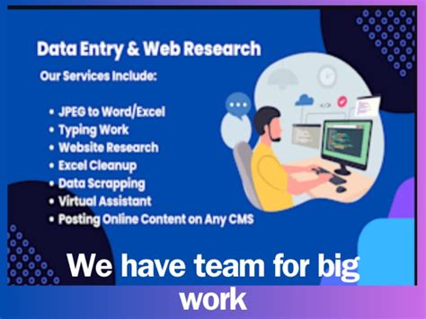 get fast data entry copy paste job typing with virtual assistant
