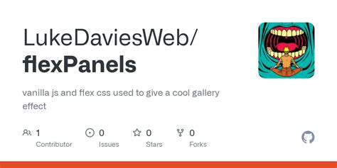 GitHub LukeDaviesWeb FlexPanels Vanilla Js And Flex Css Used To Give A Cool Gallery Effect
