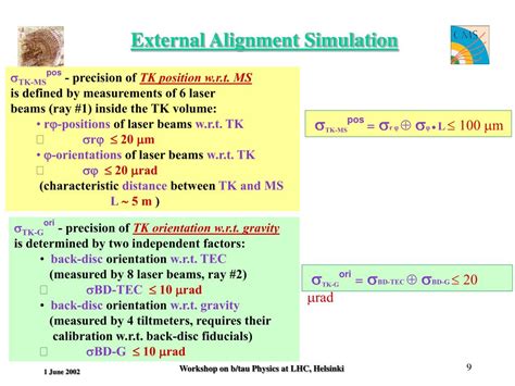 PPT CMS Tracker Hardware Alignment PowerPoint Presentation Free Download ID