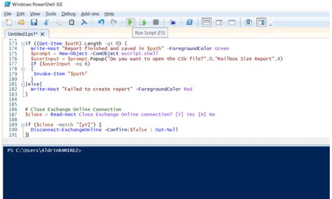 How To Extract The Mailbox Size Using Powershell