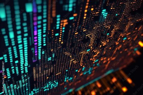 Abstract Technology Background Of Coding Ai And Programming Stock Illustration Adobe Stock