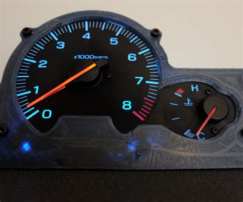 esp32 powered gauge i built to monitor the internet usage in my home