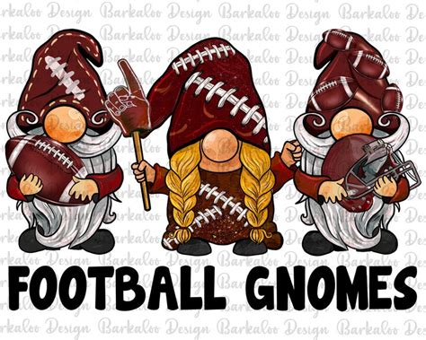 Football Gnomes Png Sublimation Design American Football Png Sports