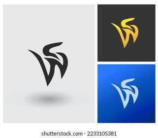 Logo Wc Letter Shape Monogram Stock Vector Royalty Free 2233105381 Shutterstock