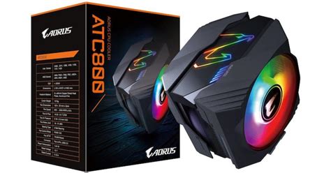 Gigabyte Aorus Atc800 Rgb Dual Rgb 120mm Fans Cpu Cooler Aorus Atc800 Os Jordan