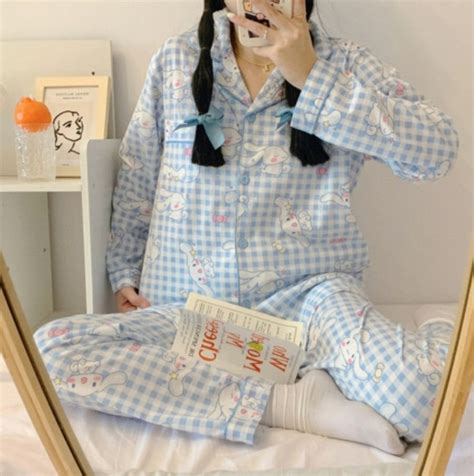 새상품 체크 산리오 잠옷세트 헬로마켓