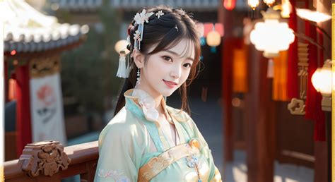 Ai绘画 古风 再回眸 008 哔哩哔哩