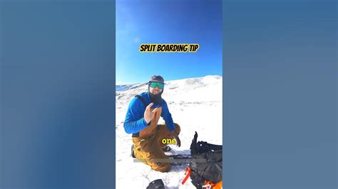 Intermediate Splitboarding Tip You Need To Know… Splitboarding Youtube