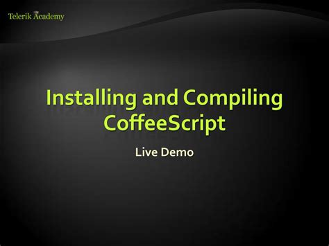 Ppt Coffeescript Overview Powerpoint Presentation Free Download Id