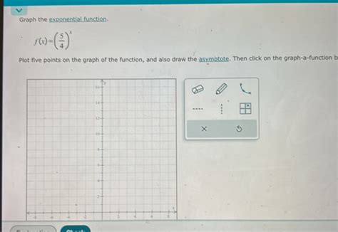 Graph The Exponential Function F X 54 X Plot StudyX