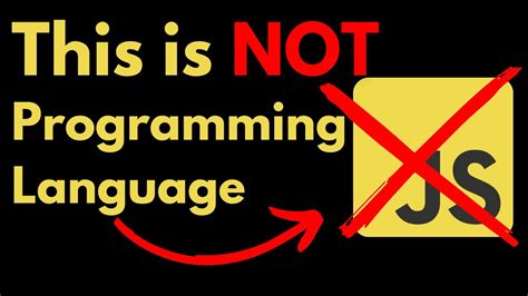 Why Javascript Is Not A Real Programming Language Javascript Youtube