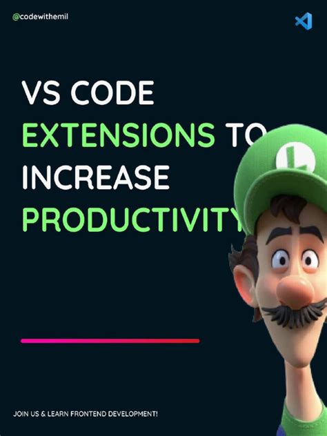 Vs Code Extensions To Boost Your Productivity Pdf