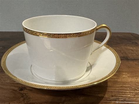 Винтаж Старинная большая чайная пара Giraud Limoges Франция купить в интернет магазине Ярмарка