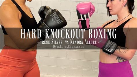 Hard Knockout Boxing Irene Silver Vs Kendra Allure Dark Lotus Combat Clips Sale