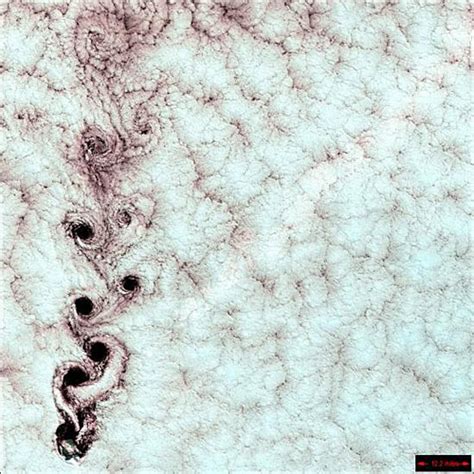 卡门漩涡卡门涡街卡门大山谷图库