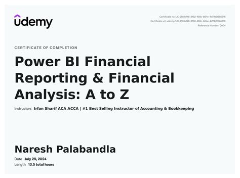 Ive Successfully Completed “power Bi Financial Reporting And Financial