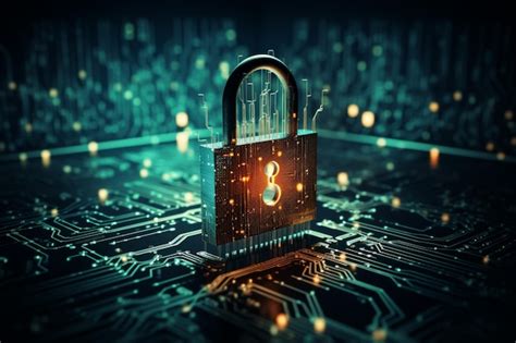 Premium Photo Create An Illustration Uniting A Lock Key And Binary Code