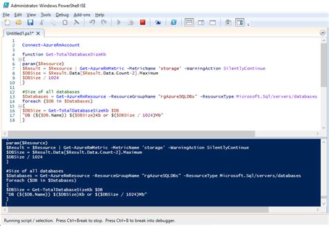 SQLCoffee How To Get The Size Of All Azure SQL Databases