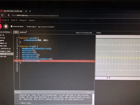 Erro na linha Lógica de programação laços e listas JavaScript Solucionado
