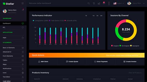 Stellar Admin Pro React Admin Dashboard For Web Apps