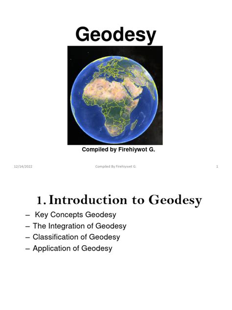 Geodesy Module Pdf Geodesy Global Positioning System