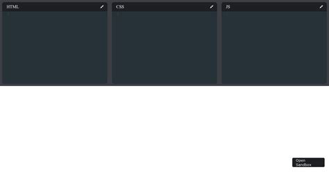 Codepen With React Codesandbox