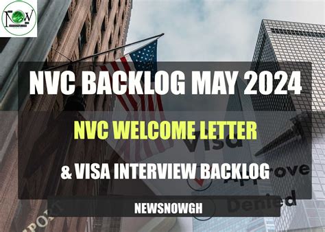 NVC Welcome Letter Visa Interview Backlog NVC Backlog May