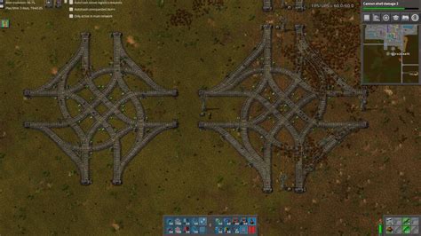 Way Intersections Throughput And Deadlocks Image Heavy Page Factorio Forums