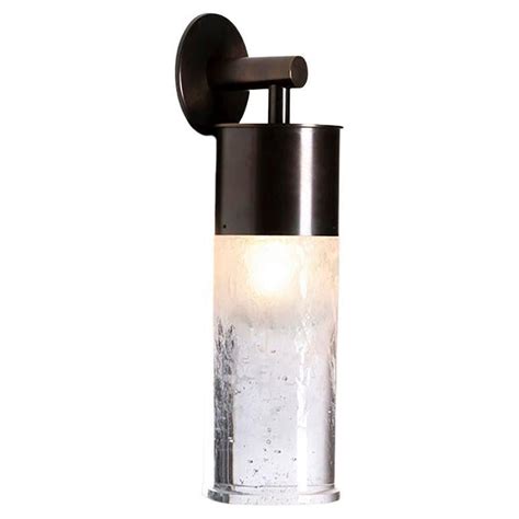 Cast Glass And Patinated Brass Wall Sconce Bora Downlight M By Garnier
